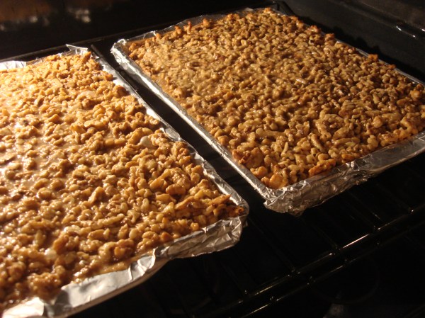 Walnut Toffee Triangles (freezeable, portable holiday deliciousness ...
