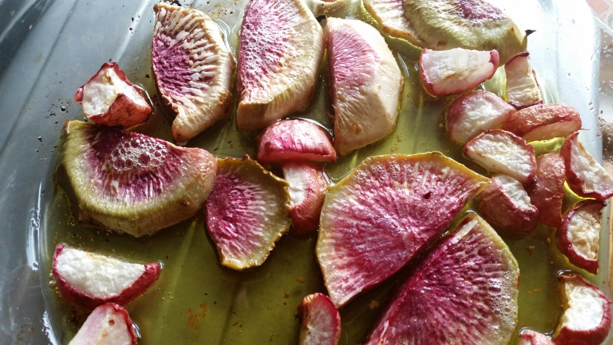 Buttery Roasted Winter Radishes and Watermelon Turnips | Hot, Cheap & Easy